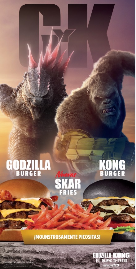 Godzilla y Kong vuelven a Carls Jr. | Digital Link